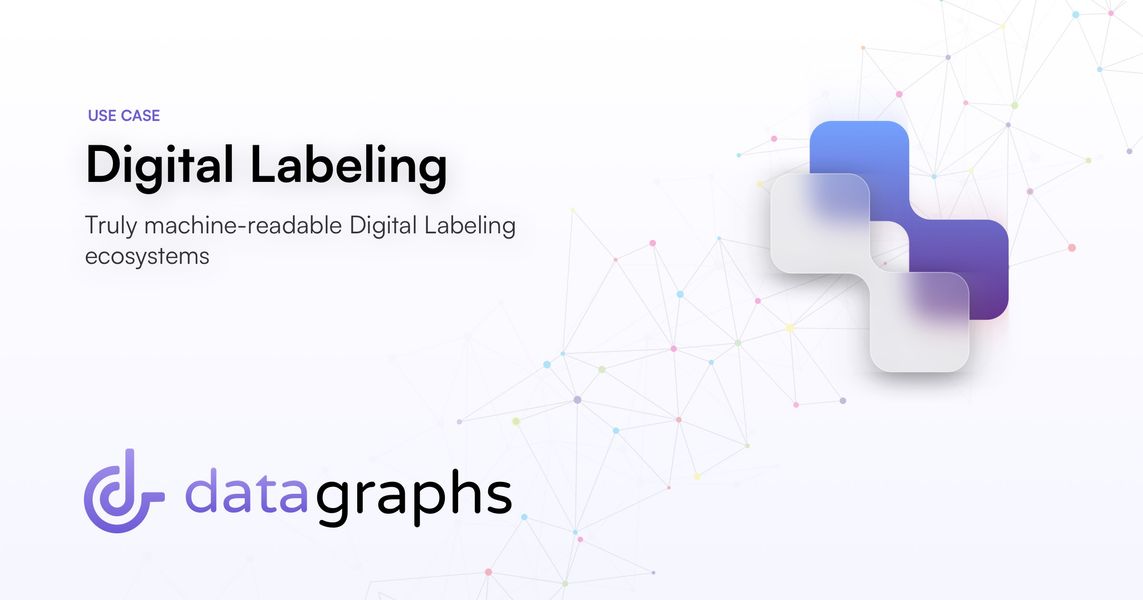 Machine Readable Digital Labeling with Data Graphs